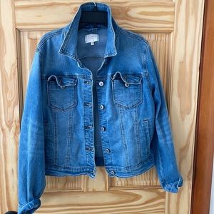 Jackets & Coats | Denim Jacket Brand Curve Appeal Size M Color Light ...